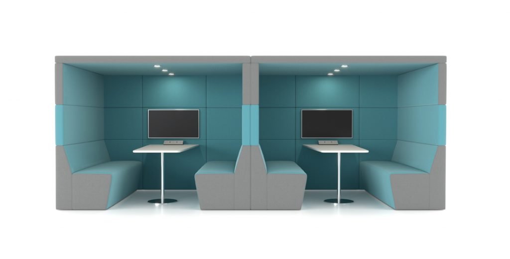 Shelton Office Pod - Citrus Seating - Enclosed Seating Space