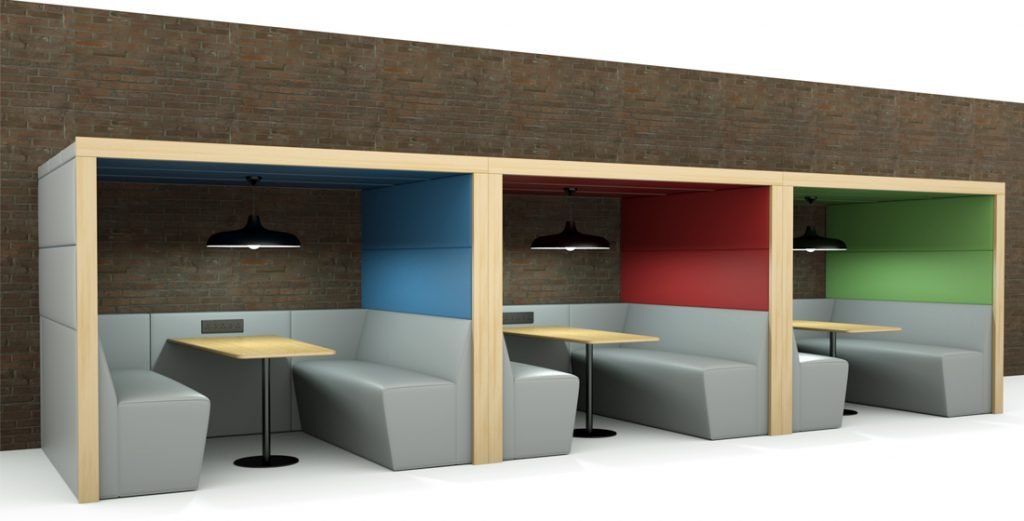 Shelton Office Pod - Citrus Seating - Enclosed Seating Space