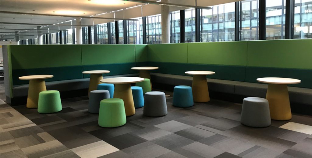 Soft Seating Install for major retail chain - Citrus Seating
